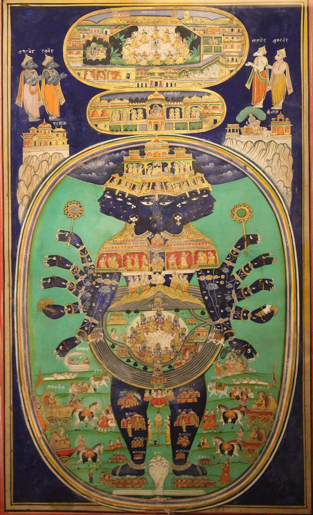 ‘Vishvarupa’ in Asian Art - Splendourous Images of Lord Vishnu's Cosmic ...